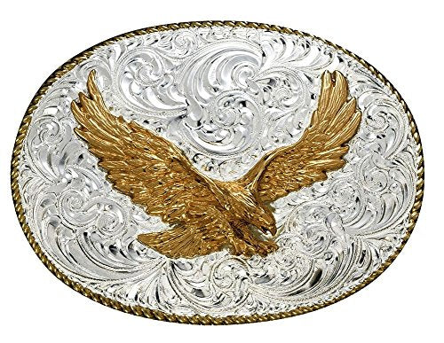 Crumrine Belt Buckle Patriotic Flying Eagle Silver Gold C02240 – Sharp ...